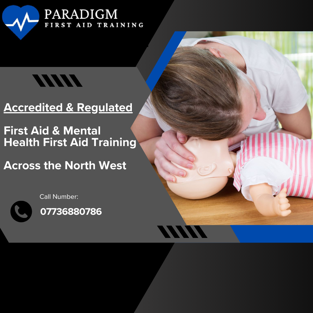 Accredited and Regulated First aid training in the North West